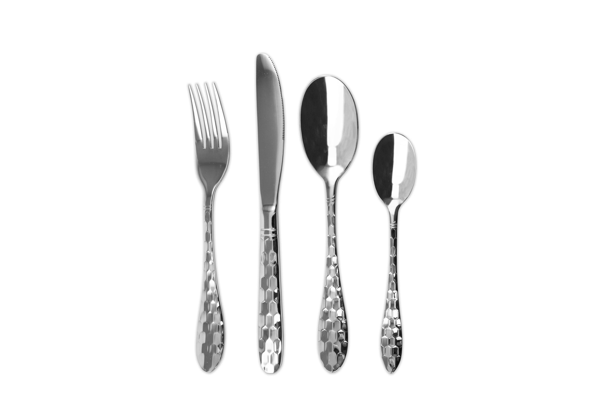 Alvéole 16-piece cutlery set - Chic stainless steel design